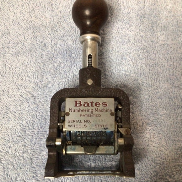 Office | Vintage Bates Numbering Machine | Poshmark